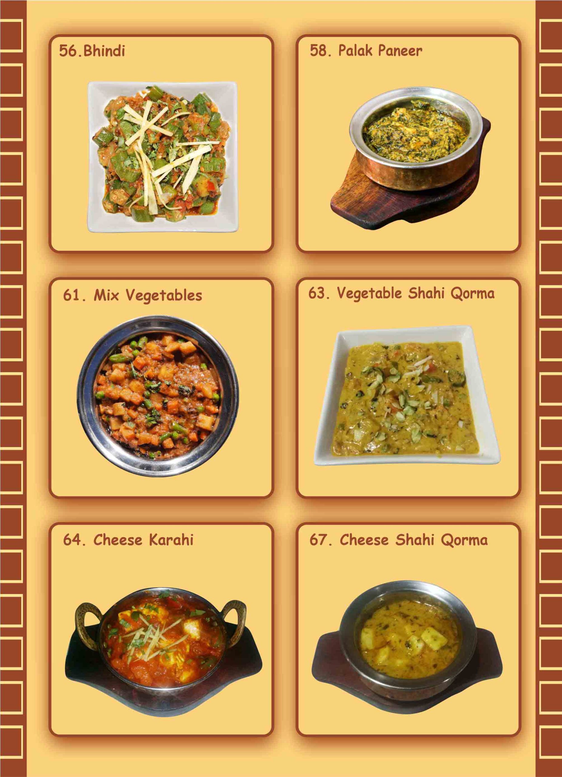 Menu Card – Zeeshan Kebabish